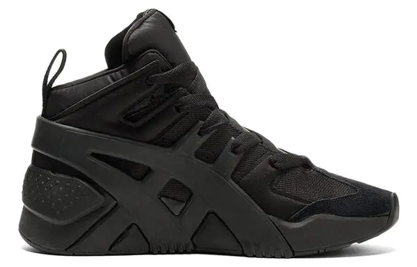 Onitsuka Tiger Big Logo Trainer Puffed Low Top Sneakers - Black