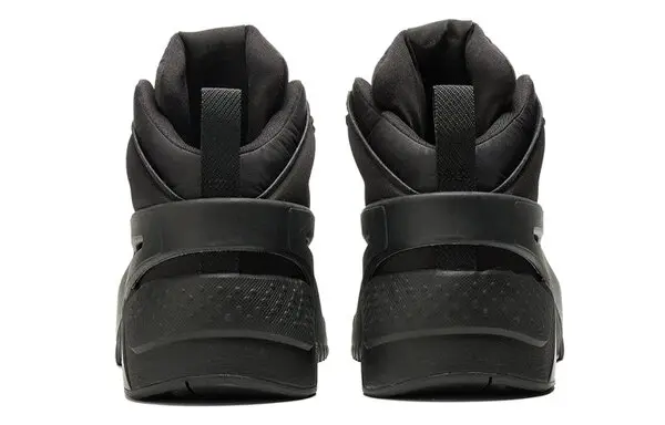 Onitsuka Tiger Big Logo Trainer Puffed Low Top Sneakers - Black