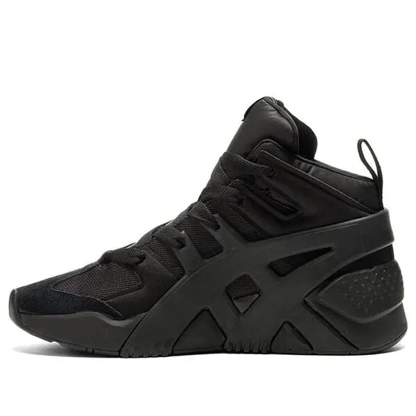 Onitsuka Tiger Big Logo Trainer Puffed Low Top Sneakers - Black