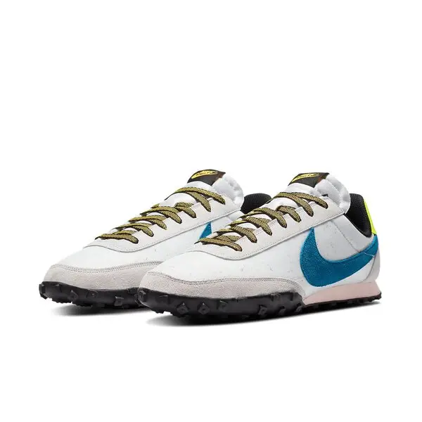 Nike Waffle Racer "worldwide Pack" Sneakers - White/blue/yellow