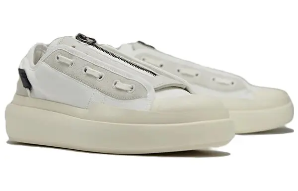 Adidas Y-3 Ajatu Court Low Sneakers - White/grey