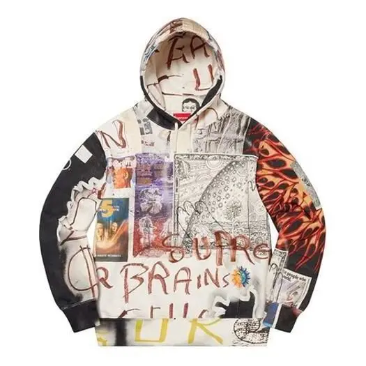 Supreme Lsd Spells Hooded Sweatshirt - Multi-color
