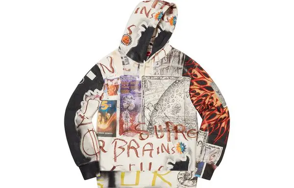 Supreme Lsd Spells Hooded Sweatshirt - Multi-color