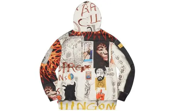 Supreme Lsd Spells Hooded Sweatshirt - Multi-color