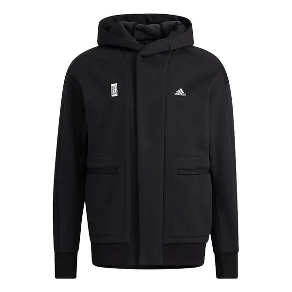Adidas Logo Sports Hooded Jacket - Default Color