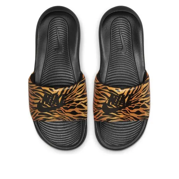 Nike Victori One Printed Slide - Black/chutney