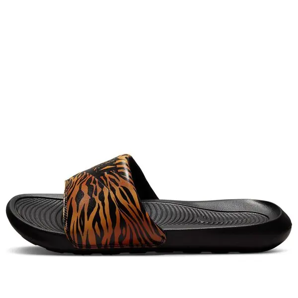 Nike Victori One Printed Slide - Black/chutney