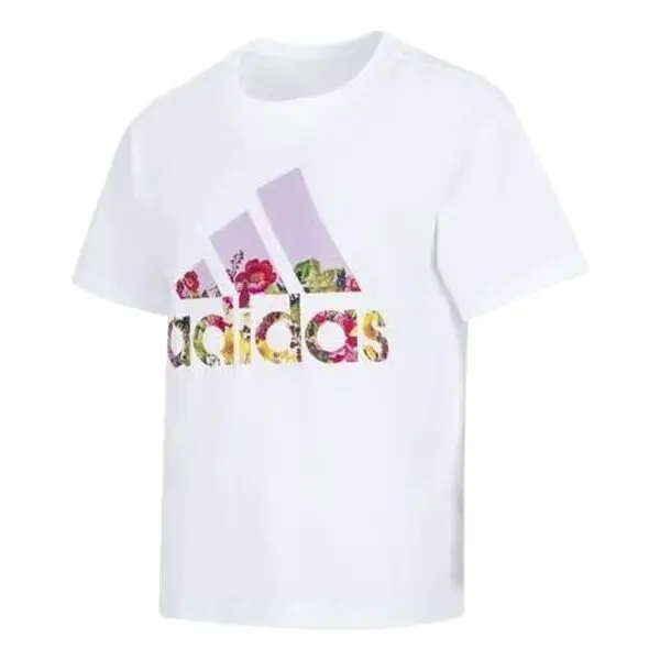 Adidas Graphic T-shirt - White/pink
