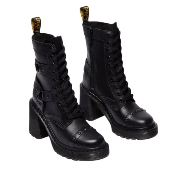 Dr. Martens Chesney Harness Heeled Boots