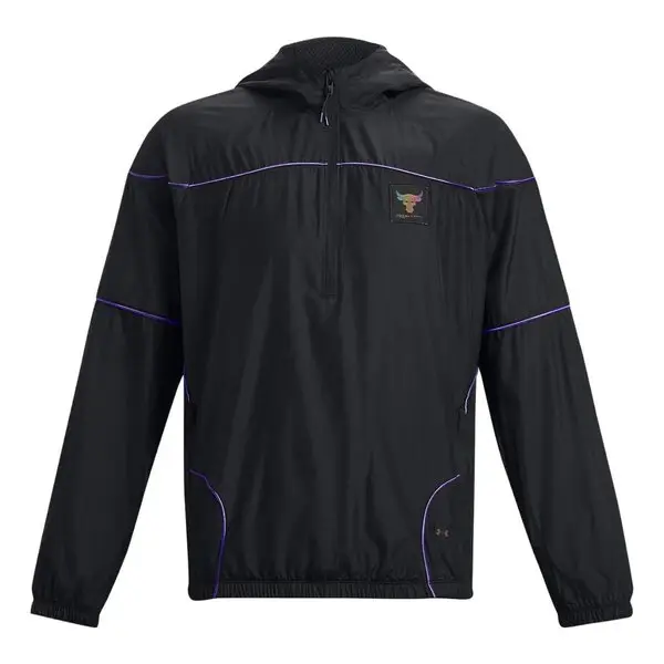 Under Armour Project Rock Anorak Jacket Black