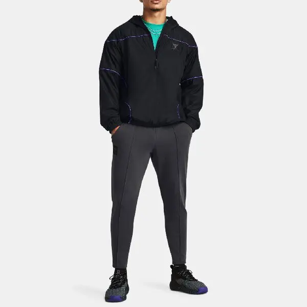 Under Armour Project Rock Anorak Jacket Black