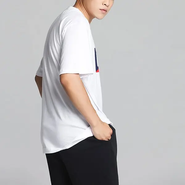 PUMA Flock Graphic T-shirt 'white Blue Red
