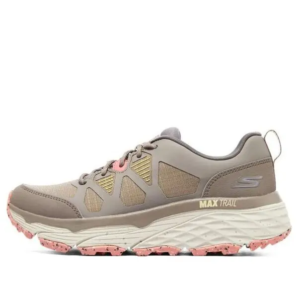 Sketchers Max Cushion Elite Trail Low Top Athletic Sneakers - Brown