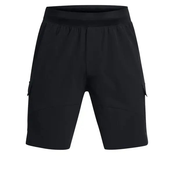 Under Armour Stretch Woven Cargo Shorts - Black