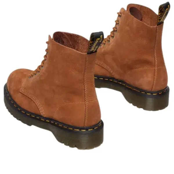 Dr. Martens 1460 Pascal Bex Soft Nubuck Lace Up Boots - Desert Brown