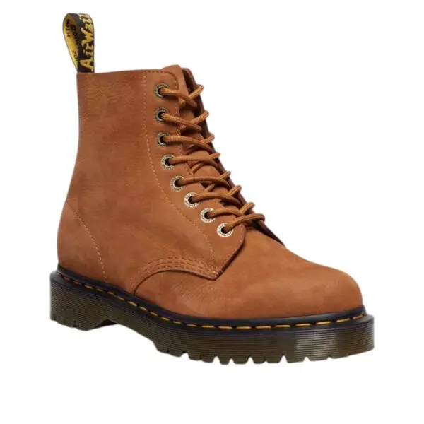 Dr. Martens 1460 Pascal Bex Soft Nubuck Lace Up Boots - Desert Brown
