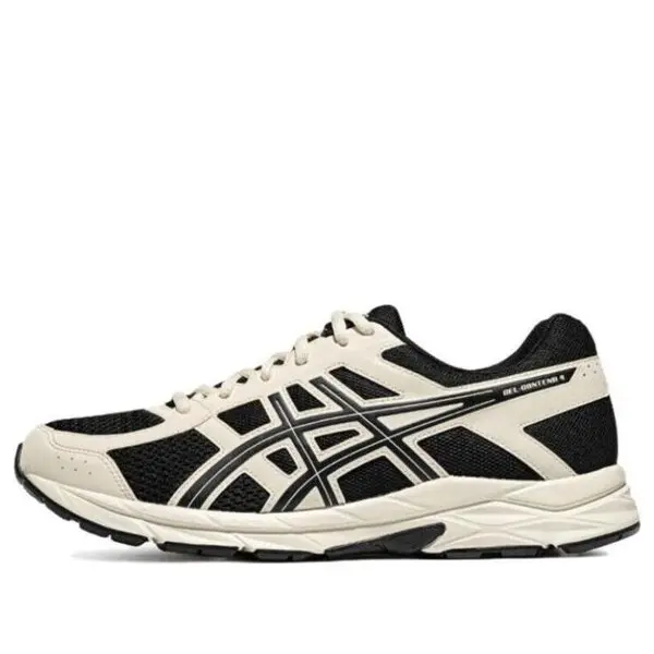Asics Gel-contend 4 Athletic Sneakers - Cream White/black