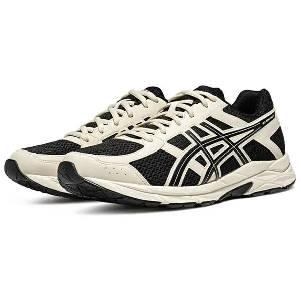 Asics Gel-contend 4 Athletic Sneakers - Cream White/black
