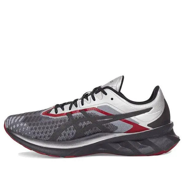 Asics X Slam Jam Novablast "pure Silver" Athletic Sneakers - Black/grey