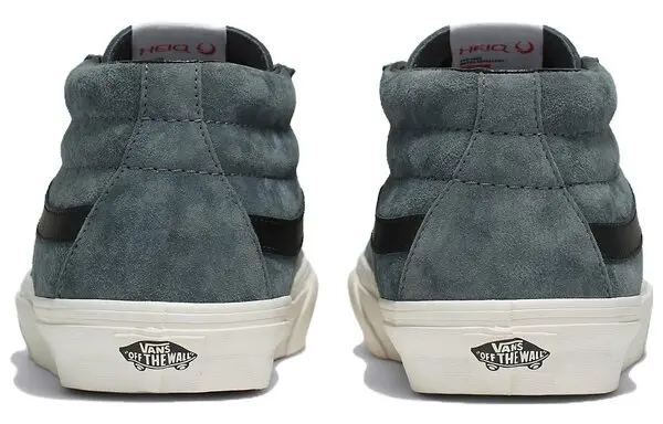 VANS Sk8-mid Pig Suede Two-tone Sneakers - Grey/green
