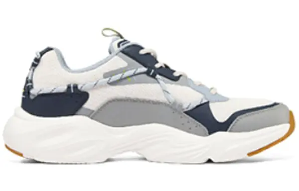 Sketchers Stamina Airy 'high Wind' Sneakers - Navy/grey