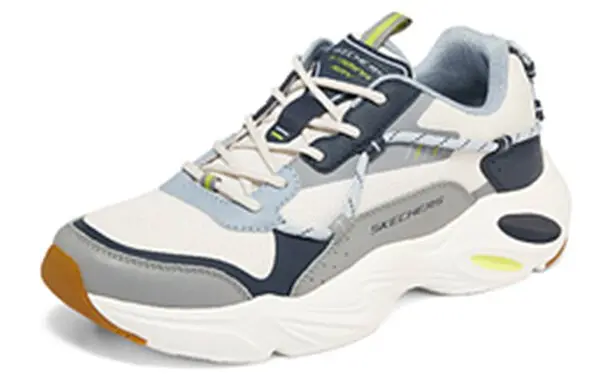 Sketchers Stamina Airy 'high Wind' Sneakers - Navy/grey