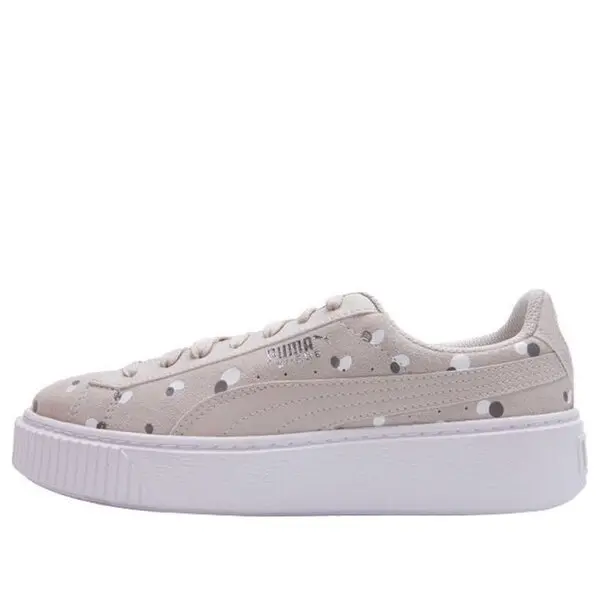 PUMA Suede Platform Sneakers With Polka Dot Detail