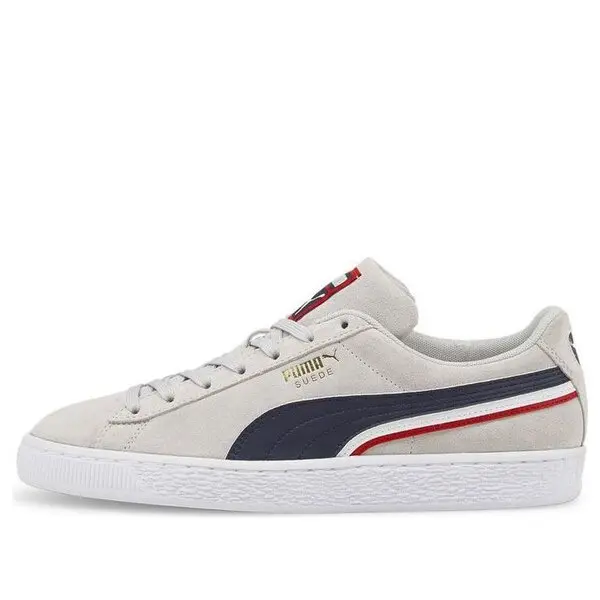 PUMA Suede Triplex Low Top Sneakers - Cream