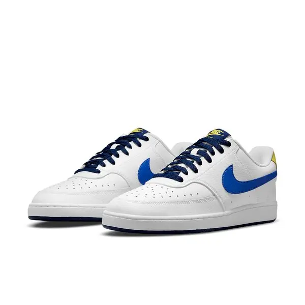 Nike Court Vision Low Sneakers - White/blue/yellow