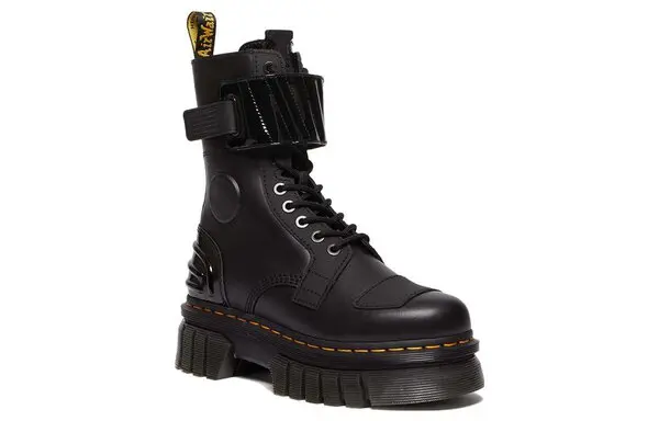 Dr. Martens Audrick 10-eye Alternative Leather Lace Up Boots