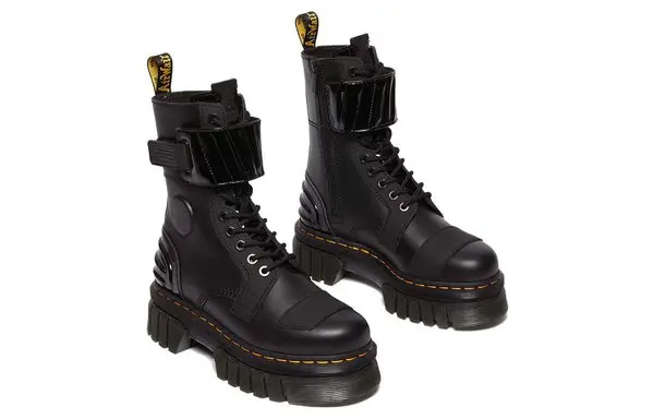 Dr. Martens Audrick 10-eye Alternative Leather Lace Up Boots
