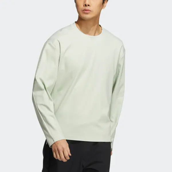 Adidas Wj Prem Crewswt Logo Long Sleeve Sweatshirt