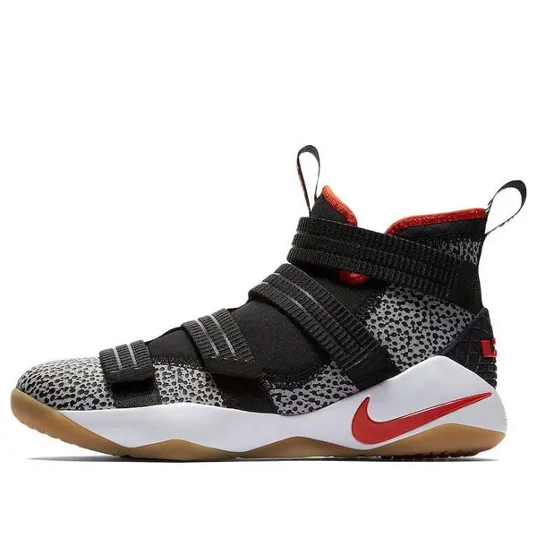 Nike Lebron Soldier 11 'safari' High-top Sneakers - Black