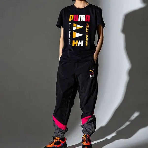 PUMA X Helly Hansen Track Pants 'black White Red