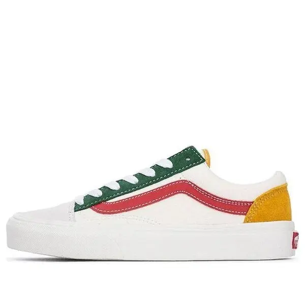 VANS Style 36 Low Top Sneakers - White/red