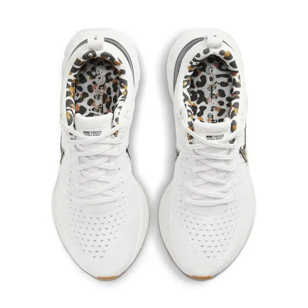 Nike React Infinity Run Flyknit 2 "leopard Print - White/leopard
