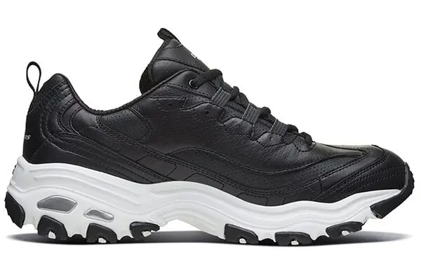 Sketchers D'lites 1.0 Low-top Lace-up Sneakers - Black