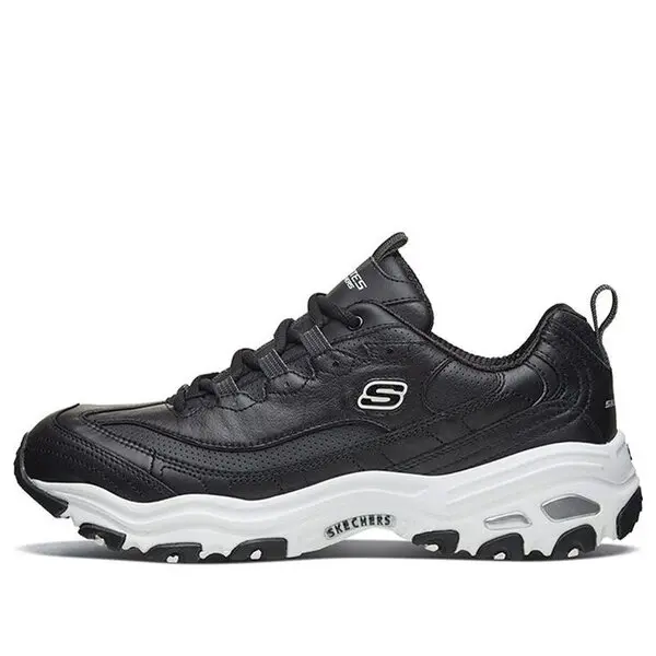 Sketchers D'lites 1.0 Low-top Lace-up Sneakers - Black