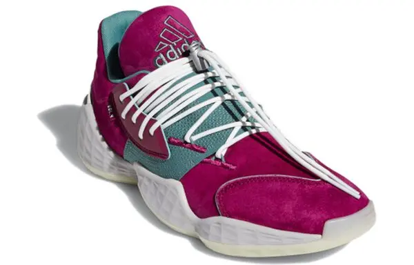Adidas X Daniel Patrick Harden Volume 4 High Top Sneakers - Purple/green