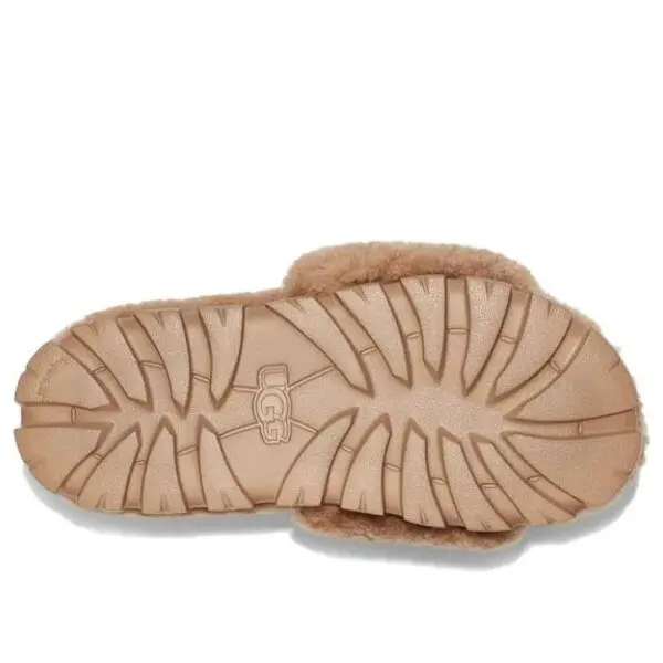 UGG Cozetta Curly Slide Slipper - Chestnut