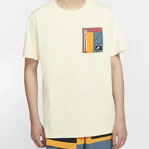 Nike Short Sleeve Tee With Zipper Pocket