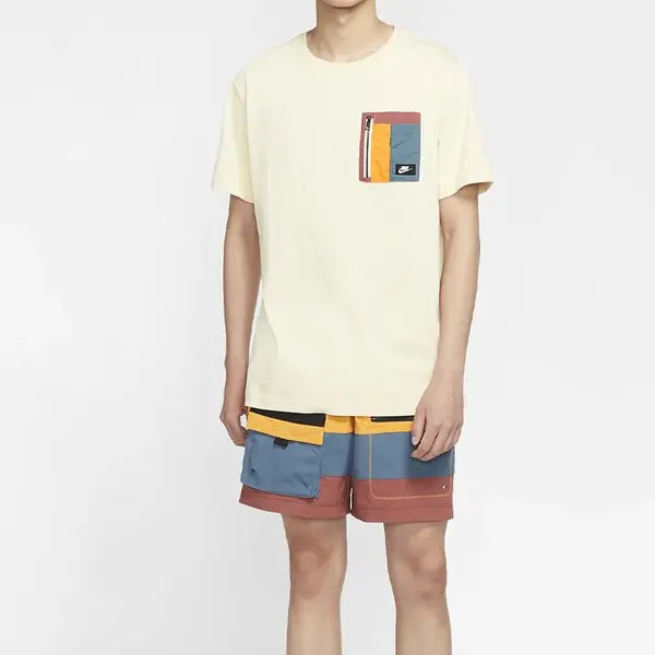 Nike Short Sleeve Tee With Zipper Pocket