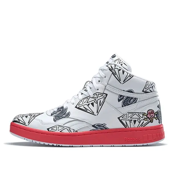 REEBOK Bbc Ice Cream X Bb4600 'diamonds & Dollars' High-top Sneakers - White