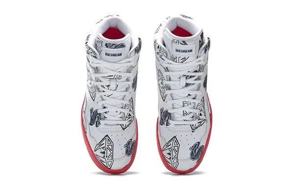 REEBOK Bbc Ice Cream X Bb4600 'diamonds & Dollars' High-top Sneakers