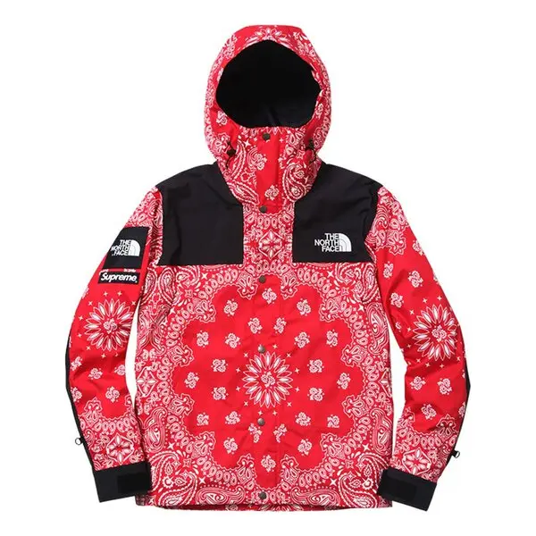 Supreme X The North Face Bandana Mountain Jacket - Red
