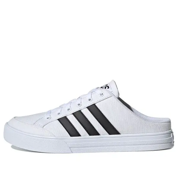 Adidas Vs Set Mule Sneakers - White/black