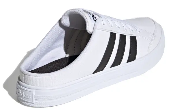 Adidas Vs Set Mule Sneakers - White/black