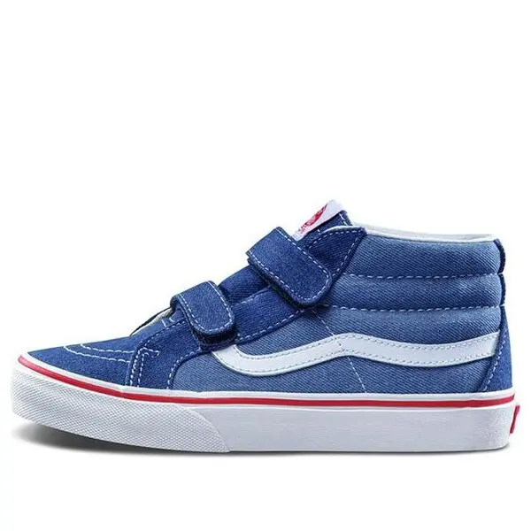 VANS Sk8-mid Reissue V Denim 2-tone Sneakers - Blue/white