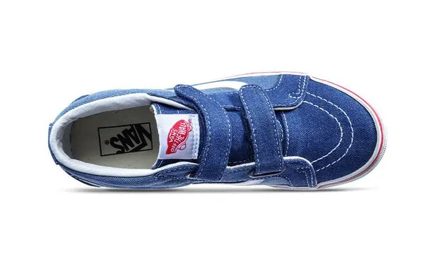 VANS Sk8-mid Reissue V Denim 2-tone Sneakers - Blue/white