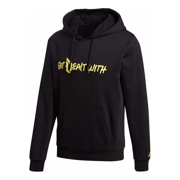 Adidas Alphabet Printing Basketball Sports Pullover